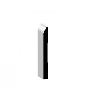 CRL618 MDF Primed Baseboard 1/2” x 5-1/4” | Craftwood Products for ...