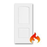 Steel 2 Panel Roman Fire Rated Doors | Craftwood Products for Builders ...